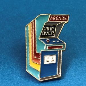 Jewelry | Arcade Game Over Enamel Pin Brooch Backpack Pin | Poshmark